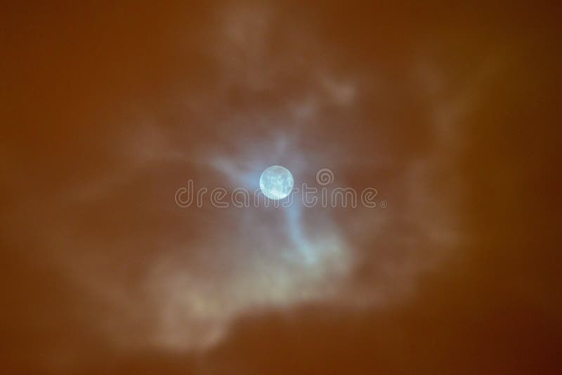 Eclipse Da Lua Na Lua Cheia Lua Super Do Sangue Azul Foto de Stock - Imagem de terra, editorial ...