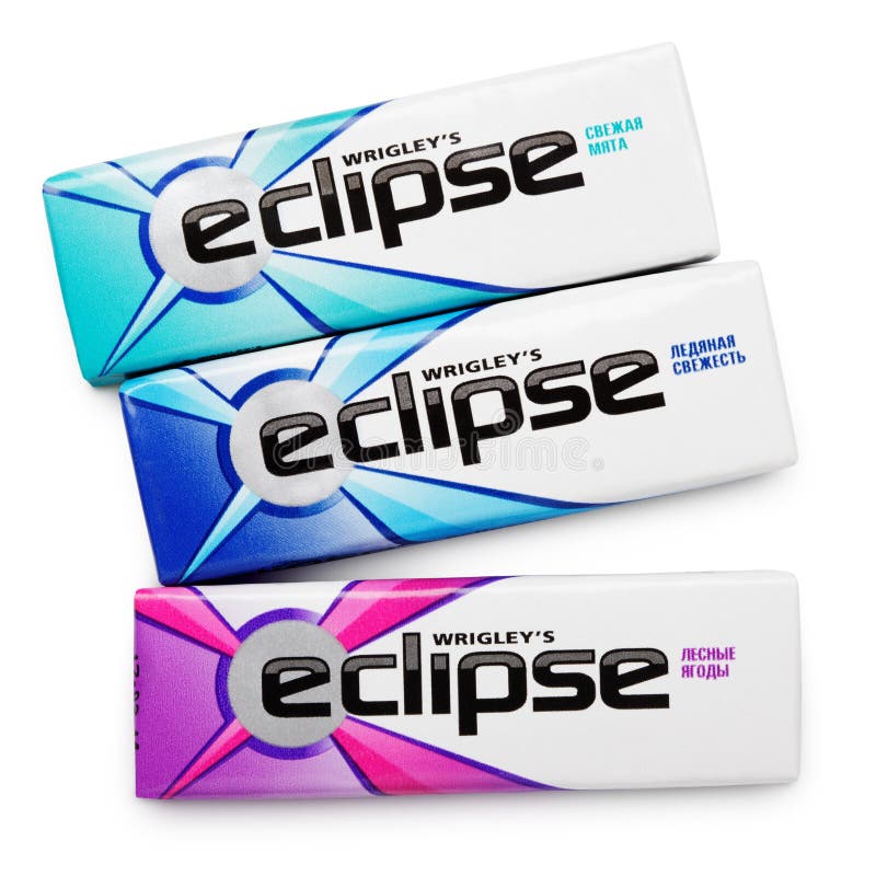 Eclipse Del ` S De Wrigley Del Chicle Foto de archivo editorial ...