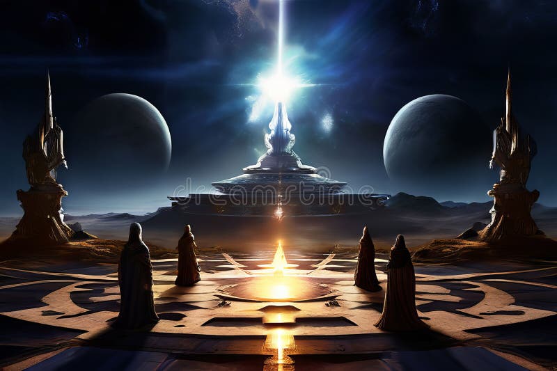 Eclipse of the Elders a Space Opera about Ancient Celestial Bein Stock ...