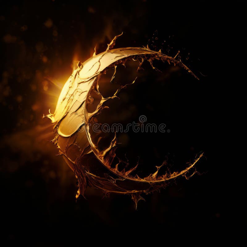 Eclipse Gold a Dark and Mysterious Shade of Gold that Symbolies Stock ...