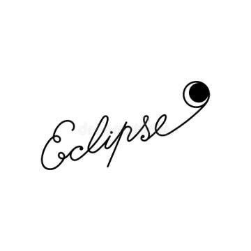 Lettering Eclipse Stock Illustrations – 93 Lettering Eclipse Stock ...