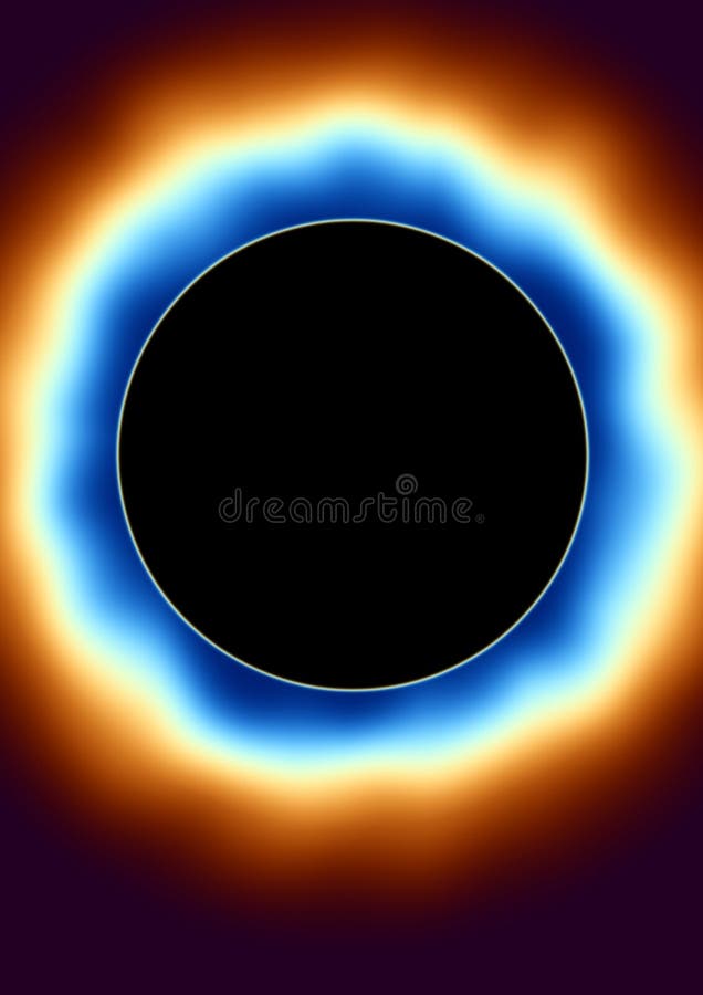 Eclipse haze stock illustration. Illustration of illustrated - 611894