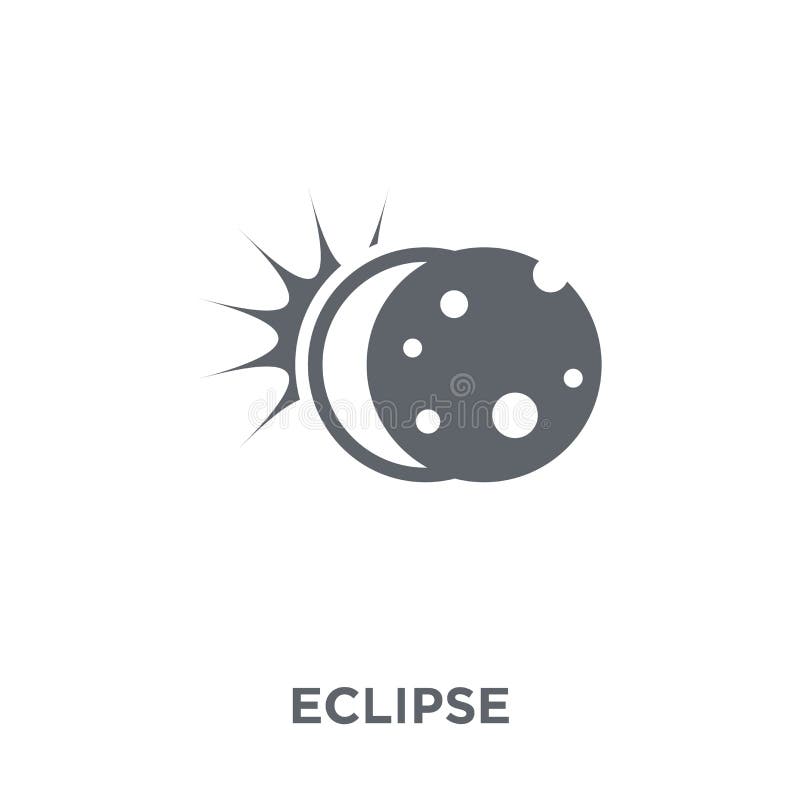 Eclipse Icon from Astronomy Collection. Stock Vector - Illustration of ...