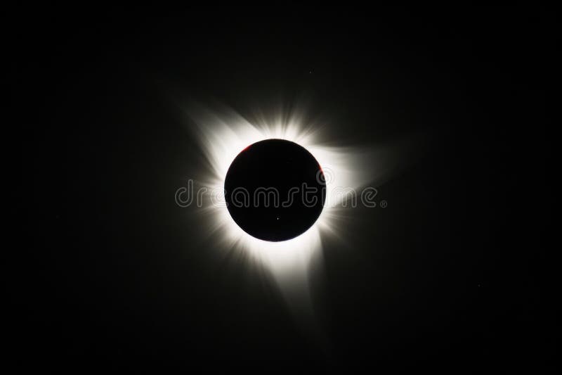 Eclipse of Radiance: the Moon S Dance with the Sun Stock Illustration ...