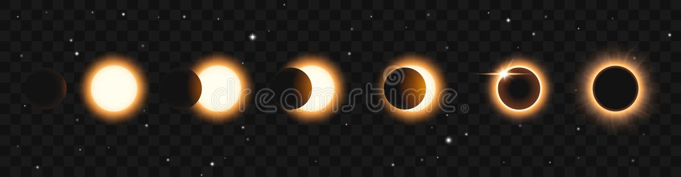 Eclipse Stages Stock Illustrations – 110 Eclipse Stages Stock ...