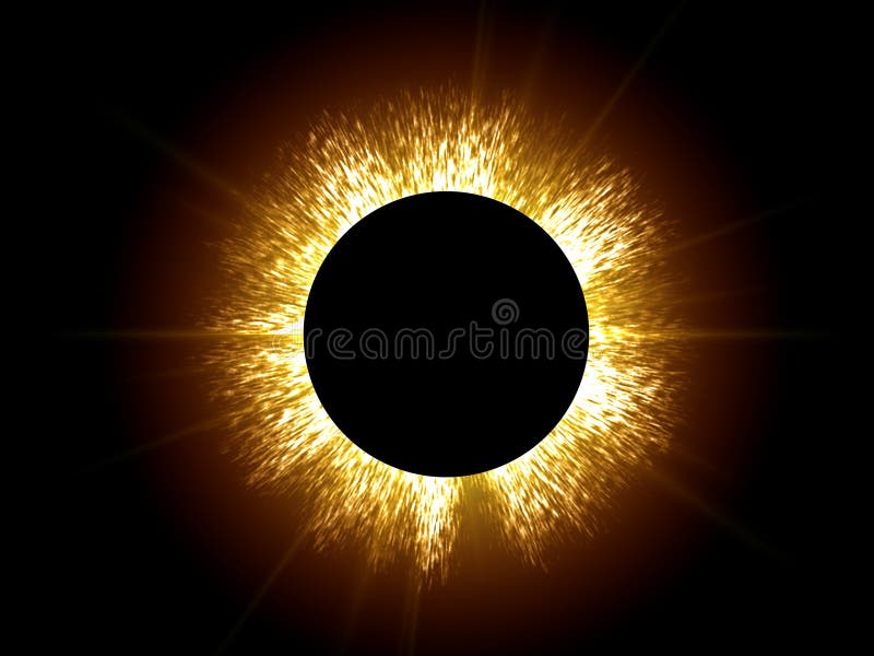 Eclipse the sun stock illustration. Illustration of moon - 2650138