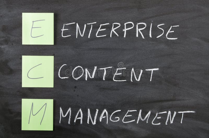 ECM diagram stock photo. Image of business, white, original - 19826756