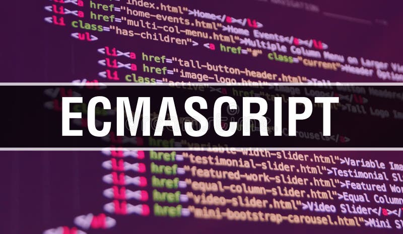ECMAScript Concept Illustration Using Code for Developing Programs and ...