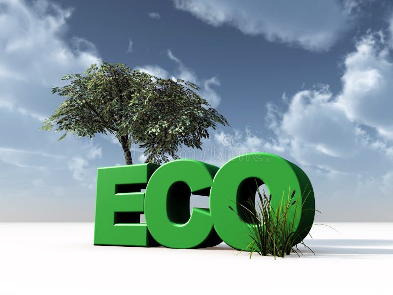 Eco stock illustration. Illustration of natural, alternative - 10022087