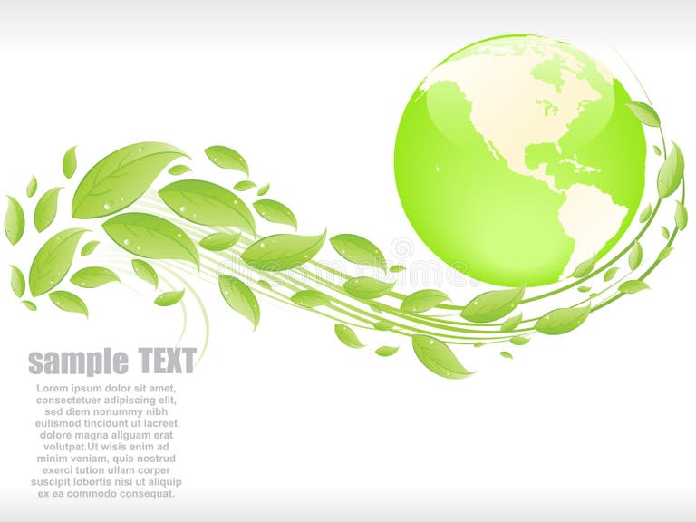 Eco abstract background stock illustration. Illustration of ideas ...