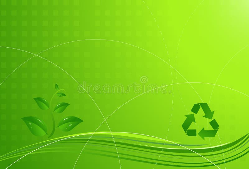 Eco Green Environmental Swirl Pattern Background Stock Vector ...