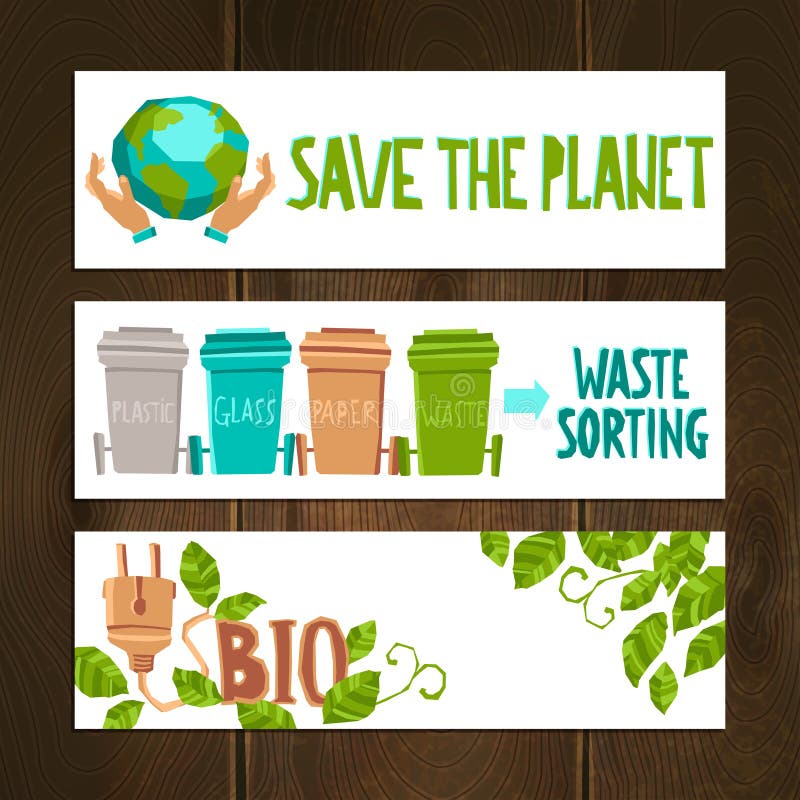 Recycling Organic Waste Banners Stock Illustrations – 270 Recycling ...
