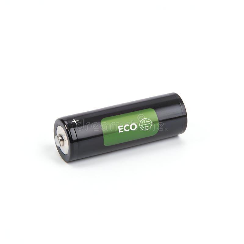 "Eco Battery stock illustration. Illustration of icon - 357387077