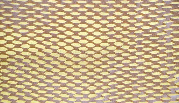 Eco Biodegradable Packaging Paper Texture on Yellow Background Stock ...