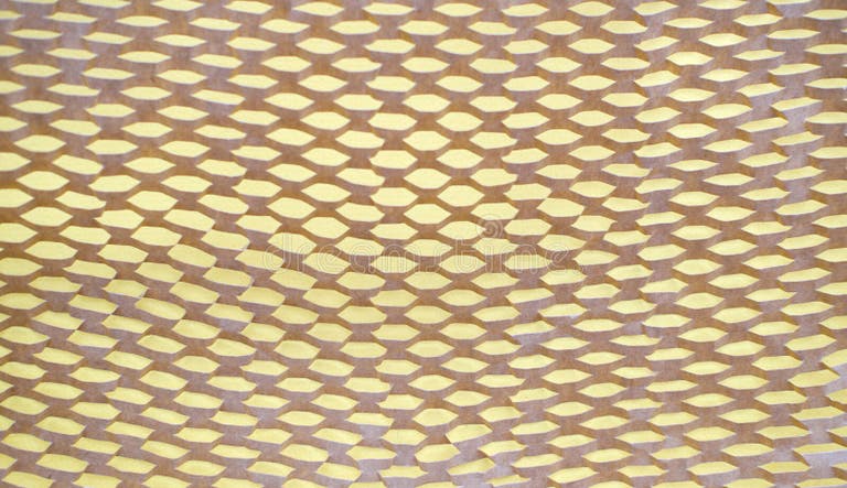 Eco Biodegradable Packaging Paper Texture on Yellow Background Stock ...