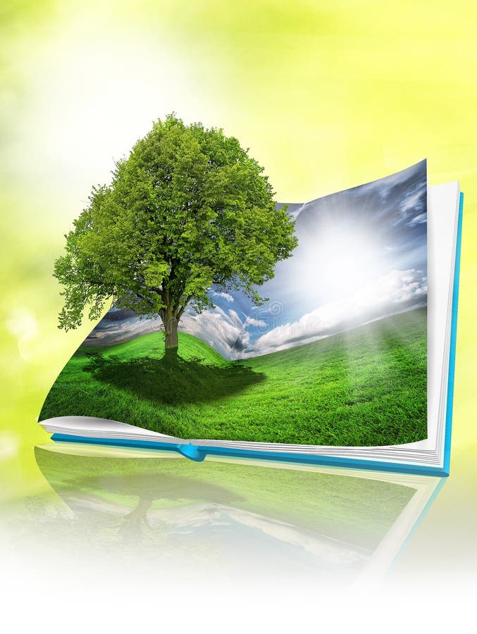 Eco book stock photo. Image of cover, school, plant, read - 41348266