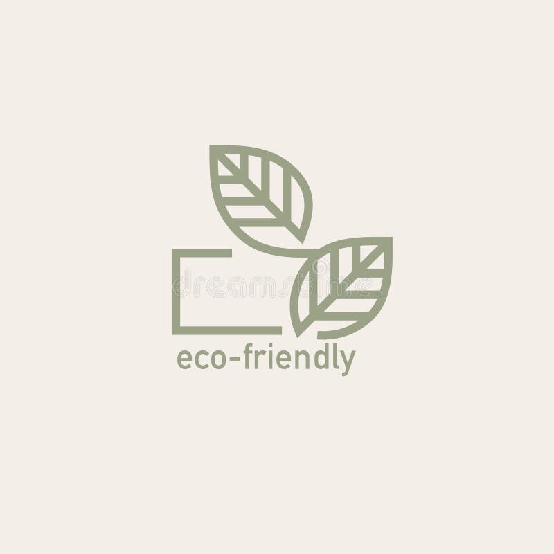 Eco Box with Green Leaf Icon. Biodegradable, Compostable Packaging. Eco ...