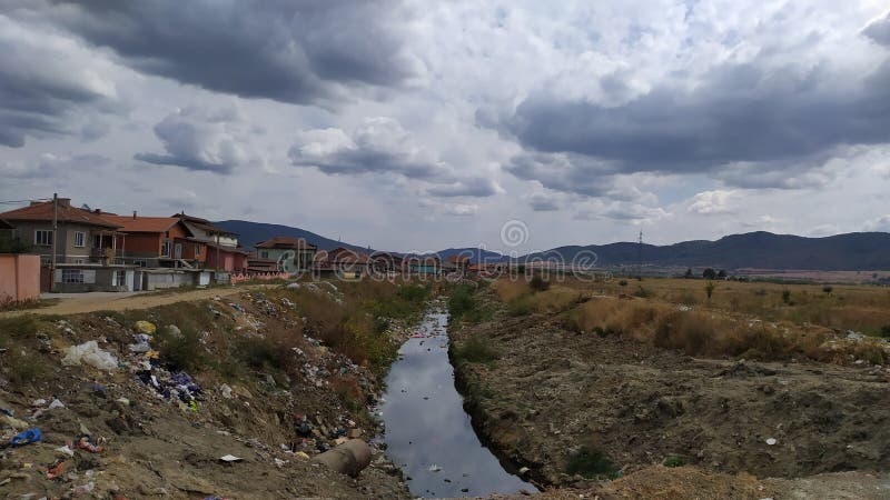 Eco Catastrophe in the Ghetto in Ihtiman Bulgaria Stock Photo - Image ...
