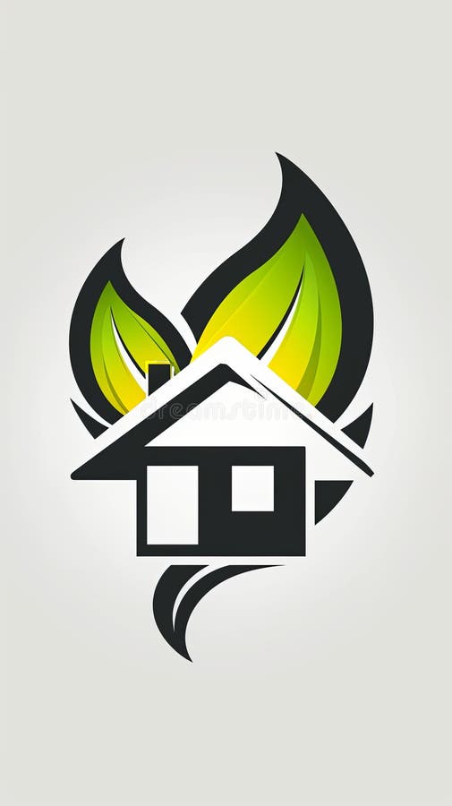 Eco-conscious Architecture Logo. Environmental Stewardship through the ...