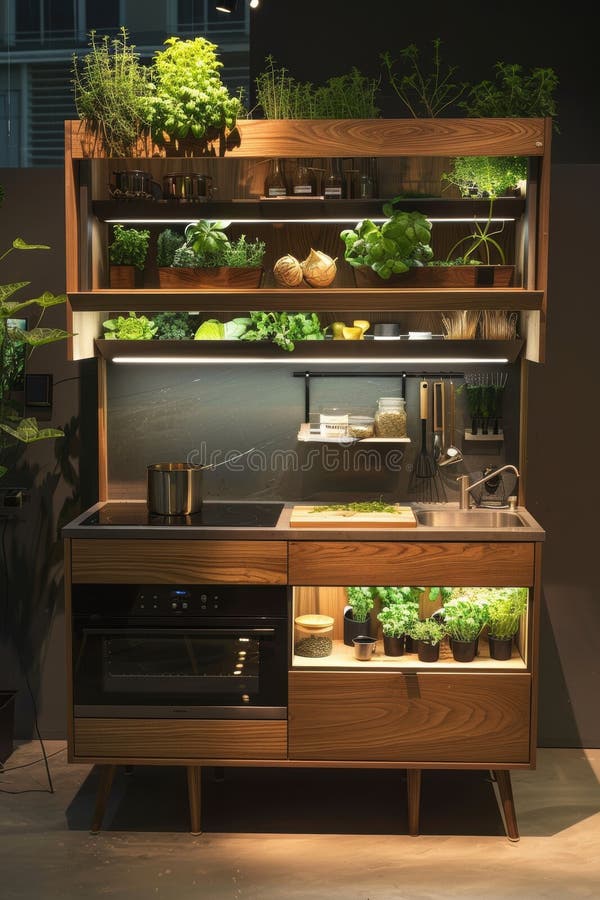 Eco-Conscious Compact Kitchen Design with Smart Storage and Vertical ...