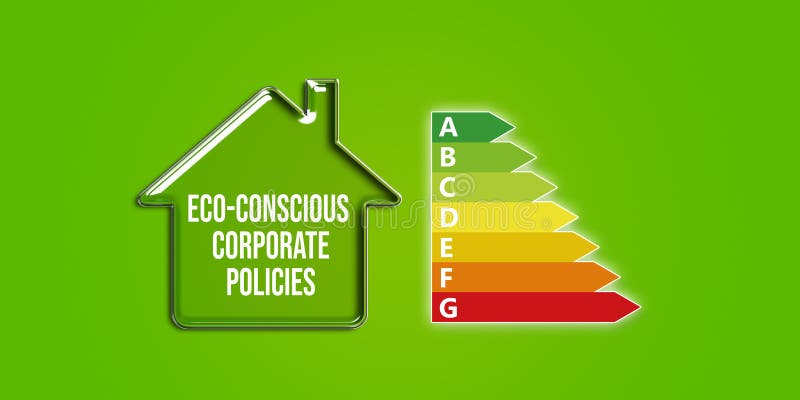 Eco Conscious Corporate Policies Text Message Inside Eco Home. Energy ...