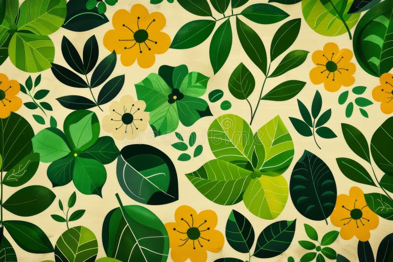 Eco-conscious Pattern with Natural Elements for Sustainable Branding ...