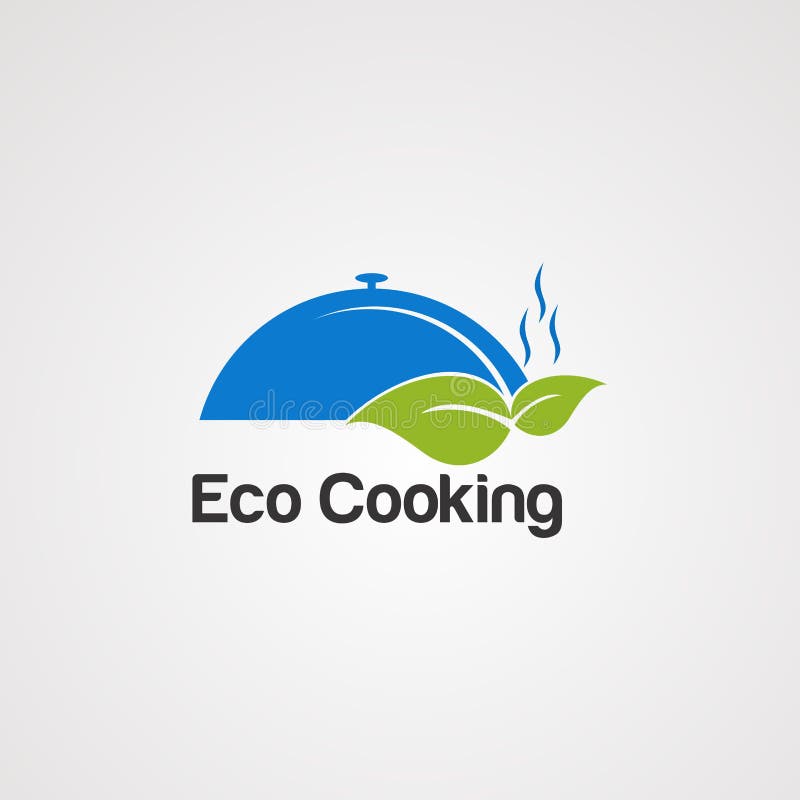 Eco Cooking Logo Vector, Icon, Element, and Template Stock Vector ...