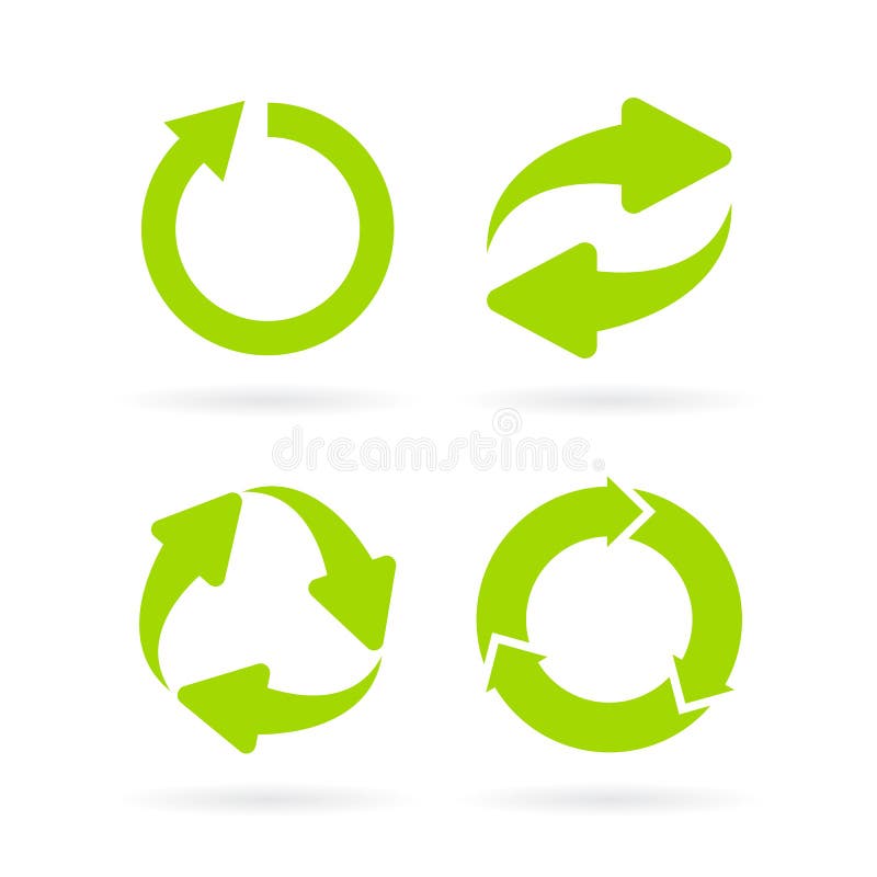 Eco Cycle Abstract Vector Symbol Stock Vector - Illustration of ...