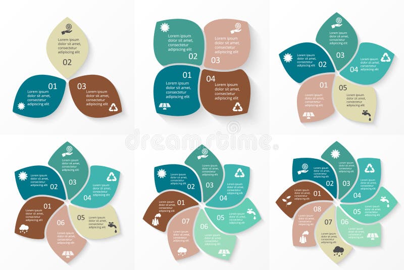 Eco Del Círculo Del Vector Infographic Ilustración del Vector ...