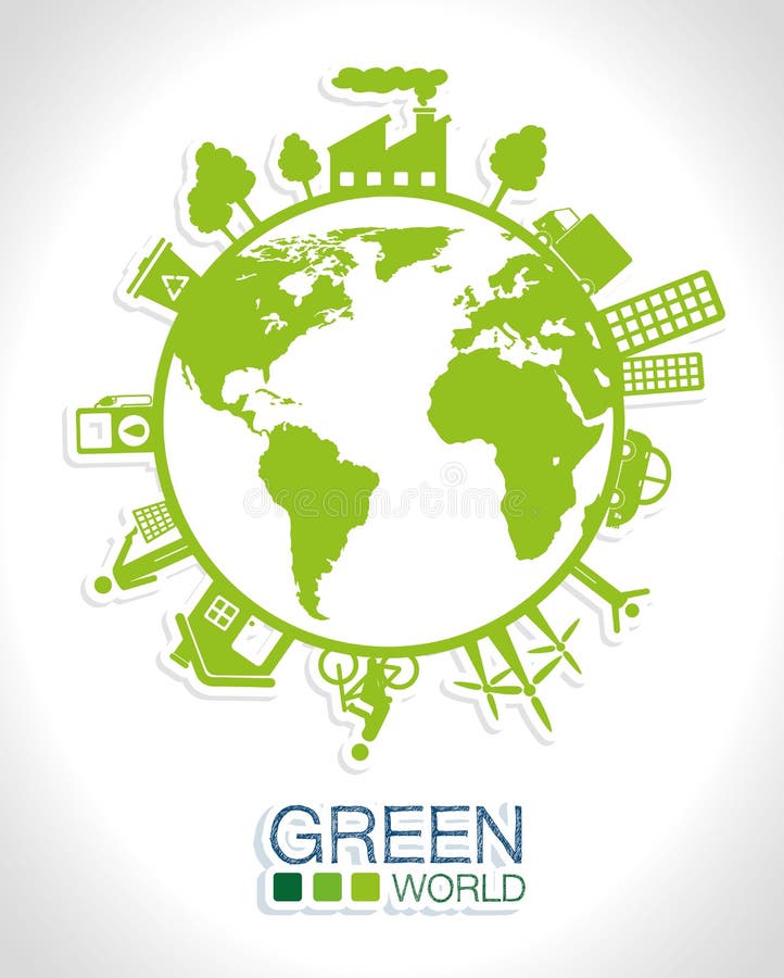 Eco design stock vector. Illustration of environmental - 37476147