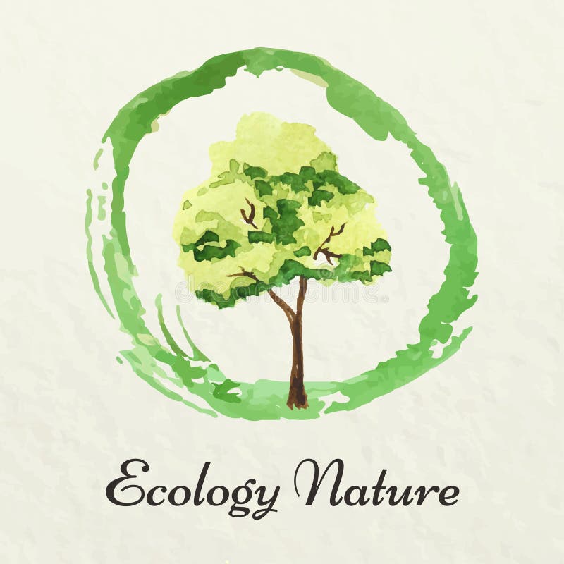 Eco Design. Vector Ecology Theme. Template for Green Product. Stock ...