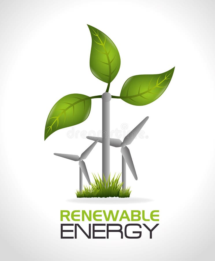 Eco energy design. stock illustration. Illustration of conservation ...
