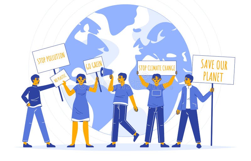 Climate Activists Stock Illustrations – 300 Climate Activists Stock ...