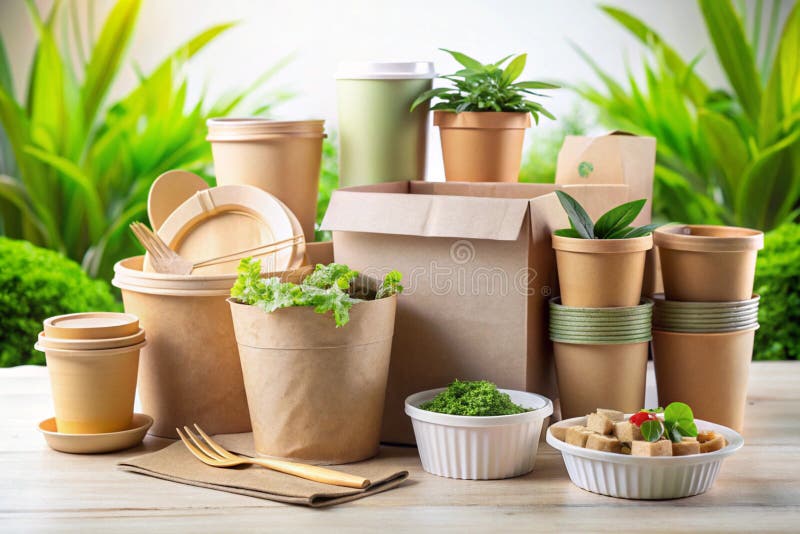 Eco-Environmentally Friendly Paper Containers and Packaging Made from ...