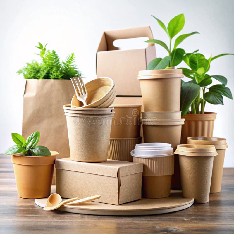 Eco-Environmentally Friendly Paper Containers and Packaging Made from ...