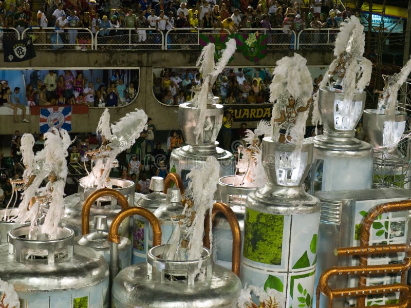 Eco float, Rio Carnival. editorial stock image. Image of view - 4545319