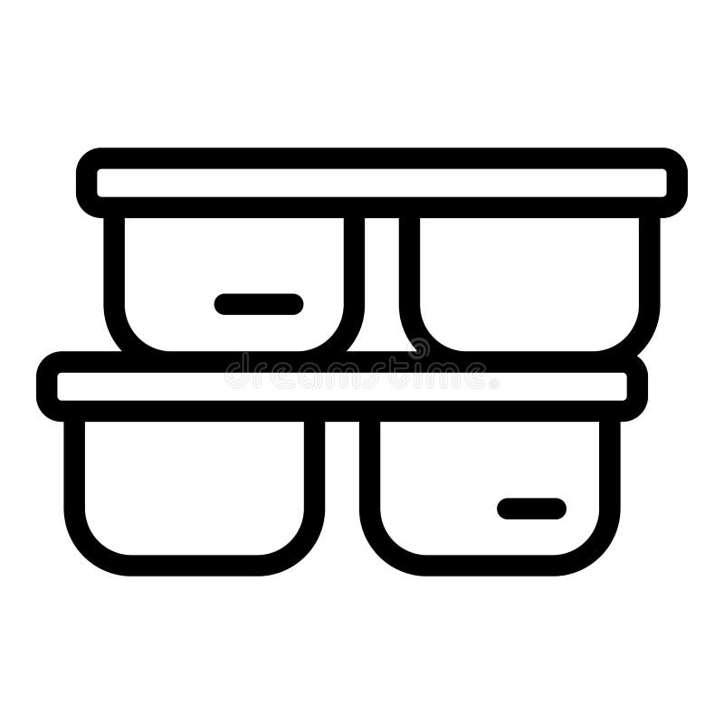 Plastic Containers Outline Stock Illustrations – 386 Plastic Containers ...