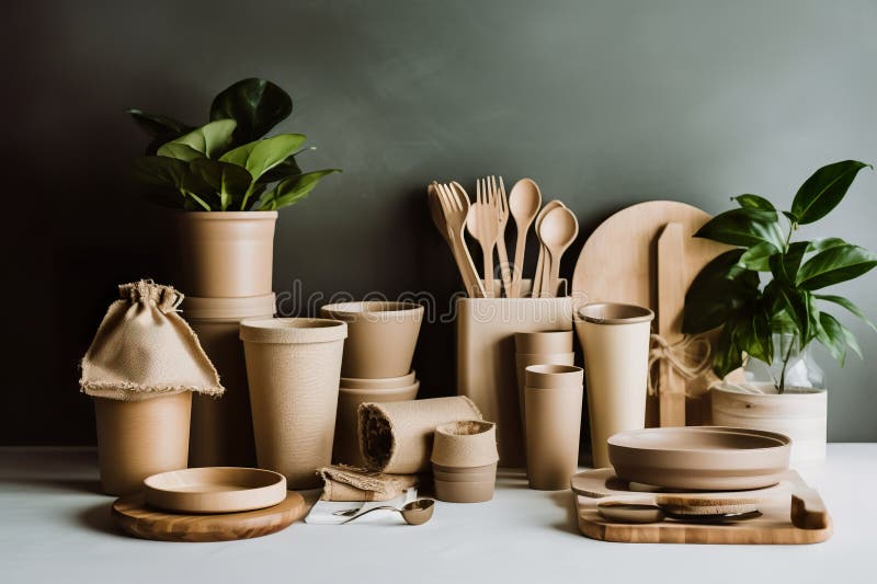 Eco-friendliness and Sustainability Packaging Stock Illustration ...