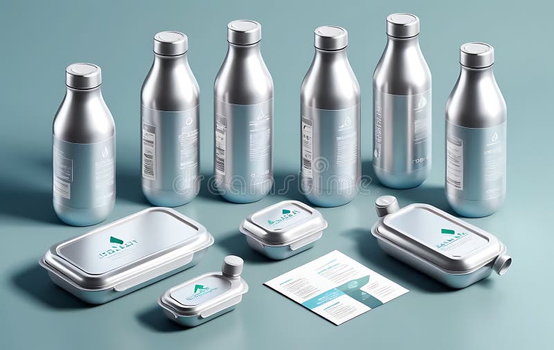 Eco-Friendly AI-Generated Packaging Stock Illustration - Illustration ...