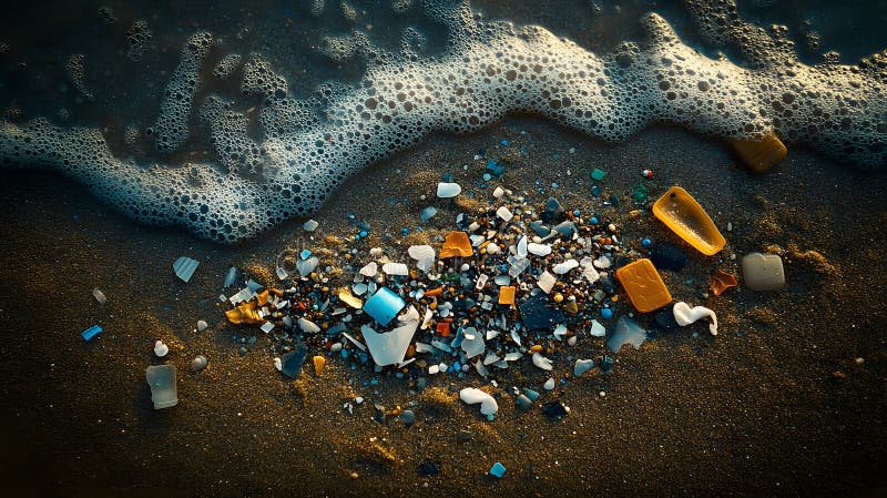 Eco-Friendly Awareness: Intricate Details of Plastic Waste and Micro ...