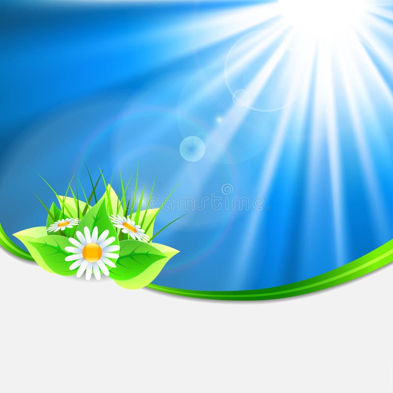 Eco-friendly background stock vector. Illustration of flower - 29324090