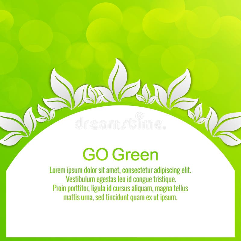 ECO Friendly background. stock illustration. Illustration of banner ...