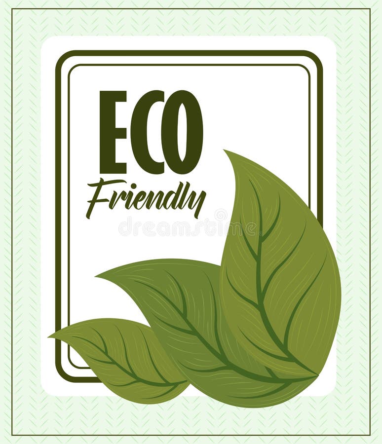 Eco friendly banner stock vector. Illustration of vector - 242973687