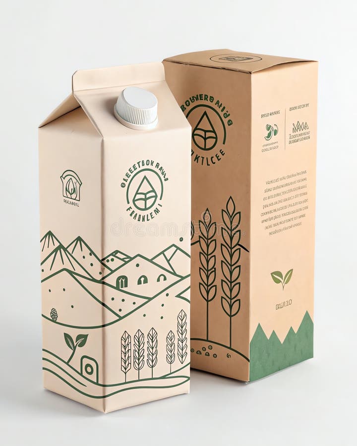 Eco-friendly Beverage Cartons with Sustainable Design, Environmental ...