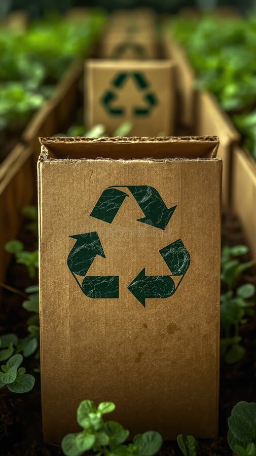 Eco-friendly Biodegradable Plastic Package with Recycle Symbol ...