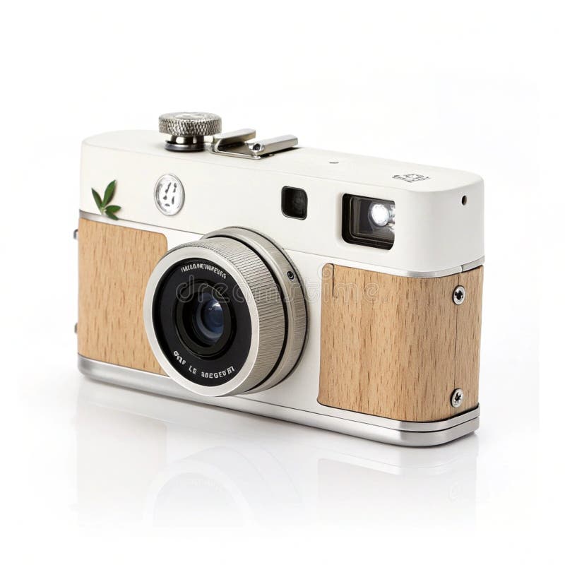 Eco-Friendly Camera Concept Isolated on White Background Stock ...
