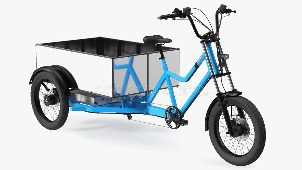 Eco-Friendly Cargo Tricycle for Urban Deliveries Stock Image - Image of ...