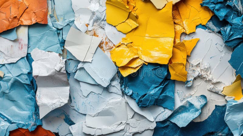 Eco-friendly Collage Art, Eco-friendly Background Enhances the Layered ...