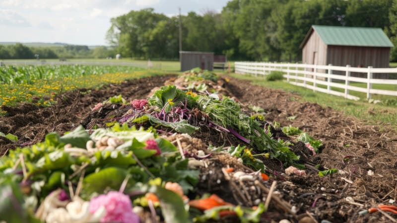 Eco-Friendly Composting Techniques Stock Illustration - Illustration of ...