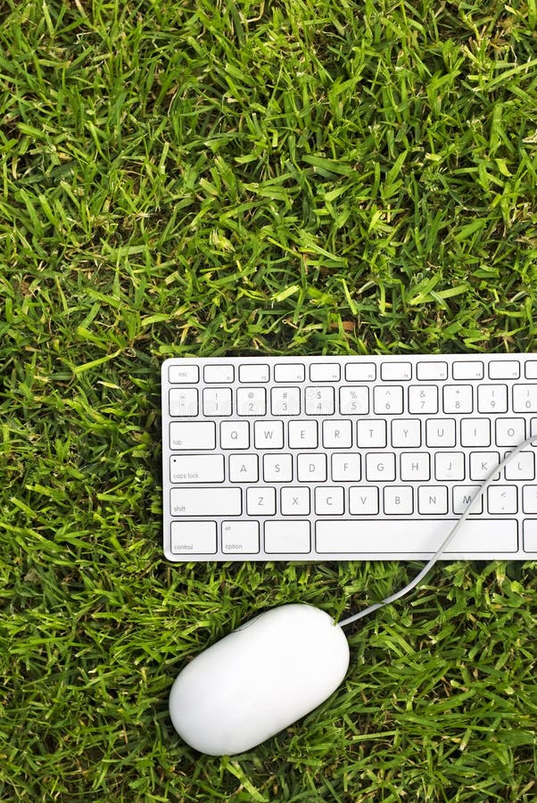 Eco Friendly Computer stock image. Image of mouse, sunny - 76481875